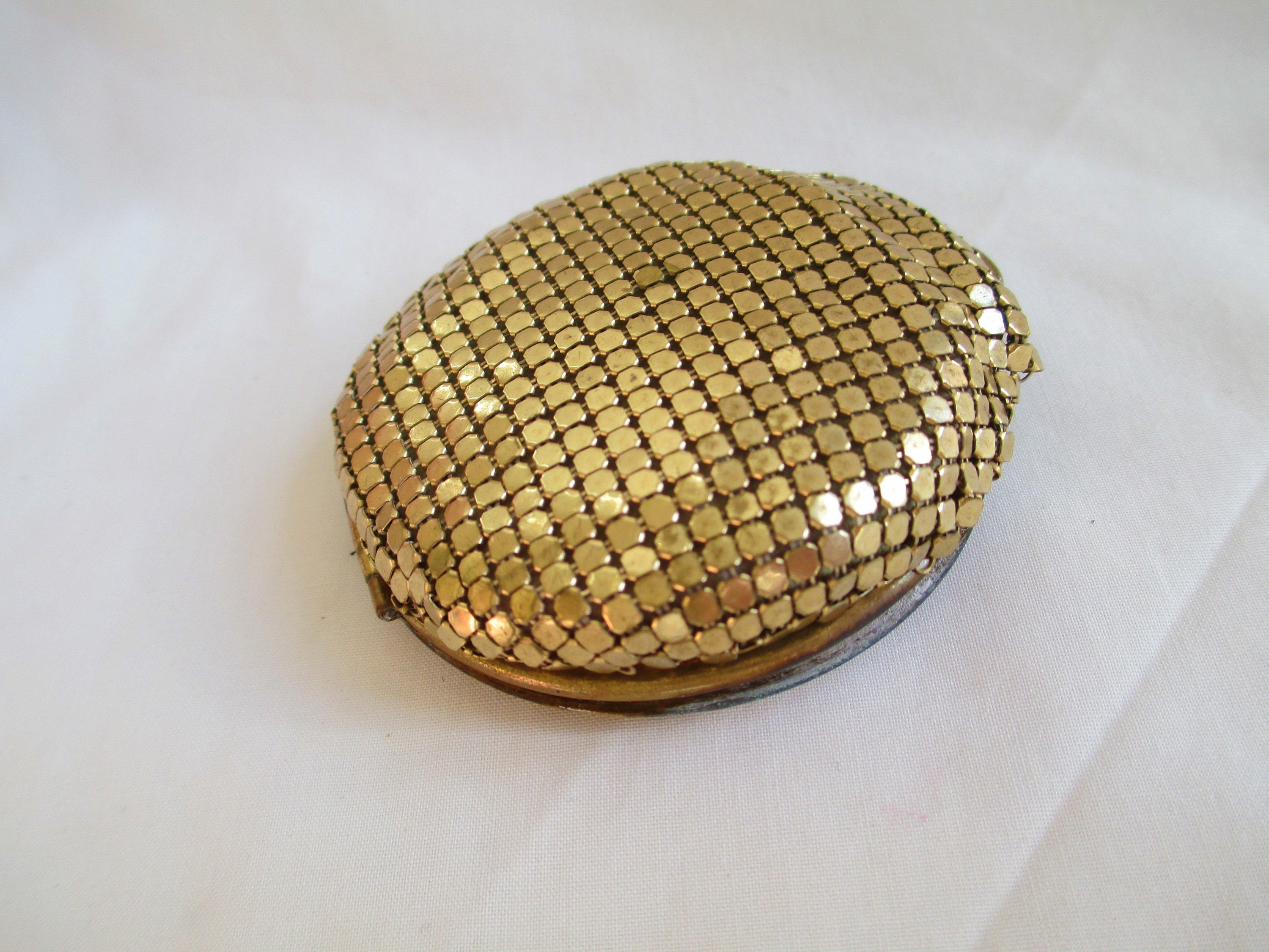 Vintage Compact Evans Mesh Powder and Rouge Compact Art Deco - Etsy