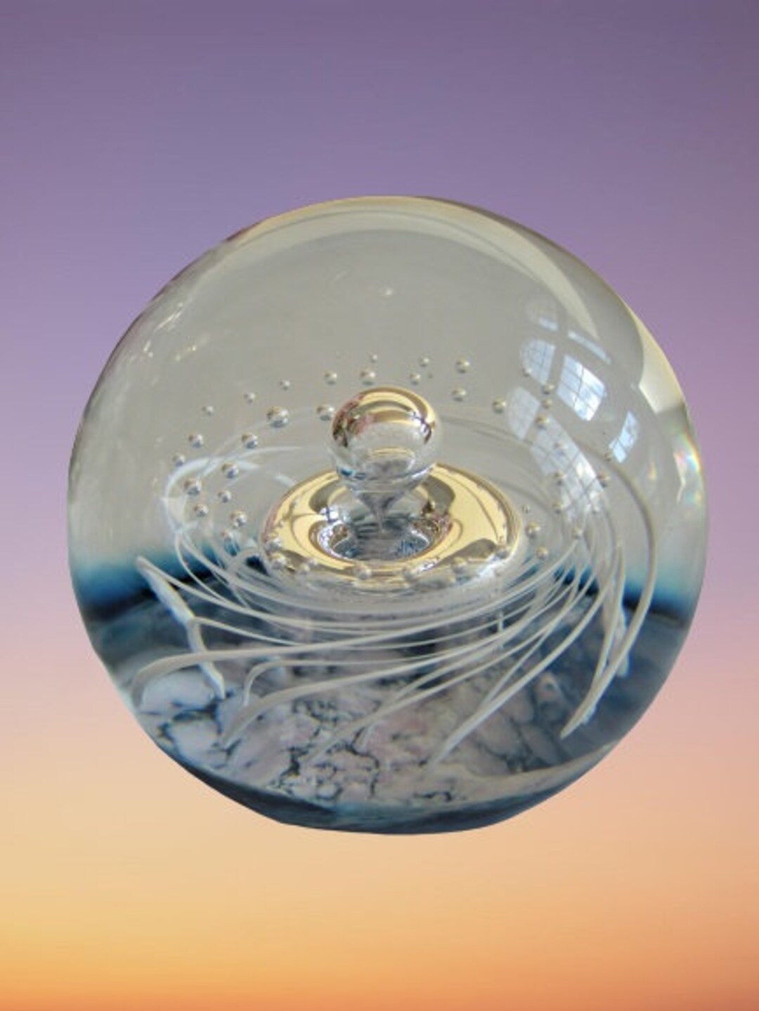 Paperweight Stunning Selkirk Scotland Snow Queen Paperweight Art Glass ...