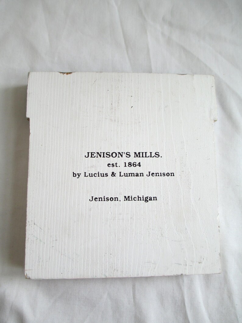 The Cat's Meow Village Jenison's Mills Michigan 1898 Retired Wooden ...