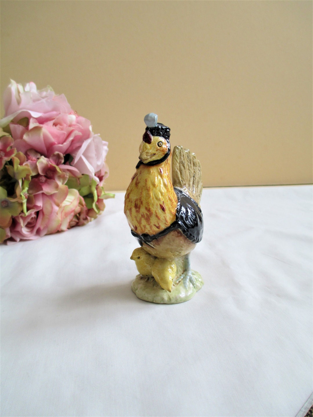 Beswick Sally Henny Penny Beatrix Potter Adorable Chicken Figurine ...
