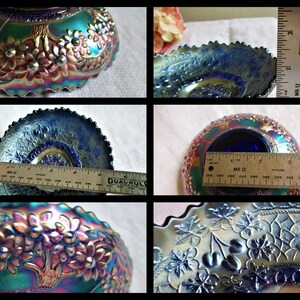 Antique Fenton Carnival Glass Cherry Chain and Orange Tree | Etsy