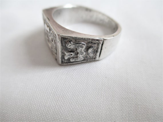 Antique Ring Victorian English Markings 800 Sterling … - Gem