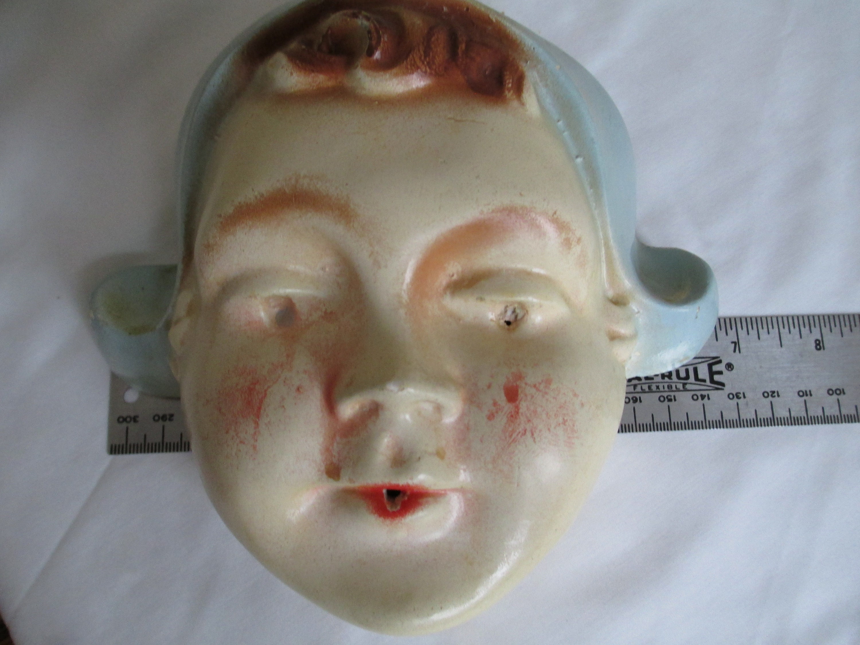 Vintage String Holder Dutch Girl Chalkware String Holder | Etsy