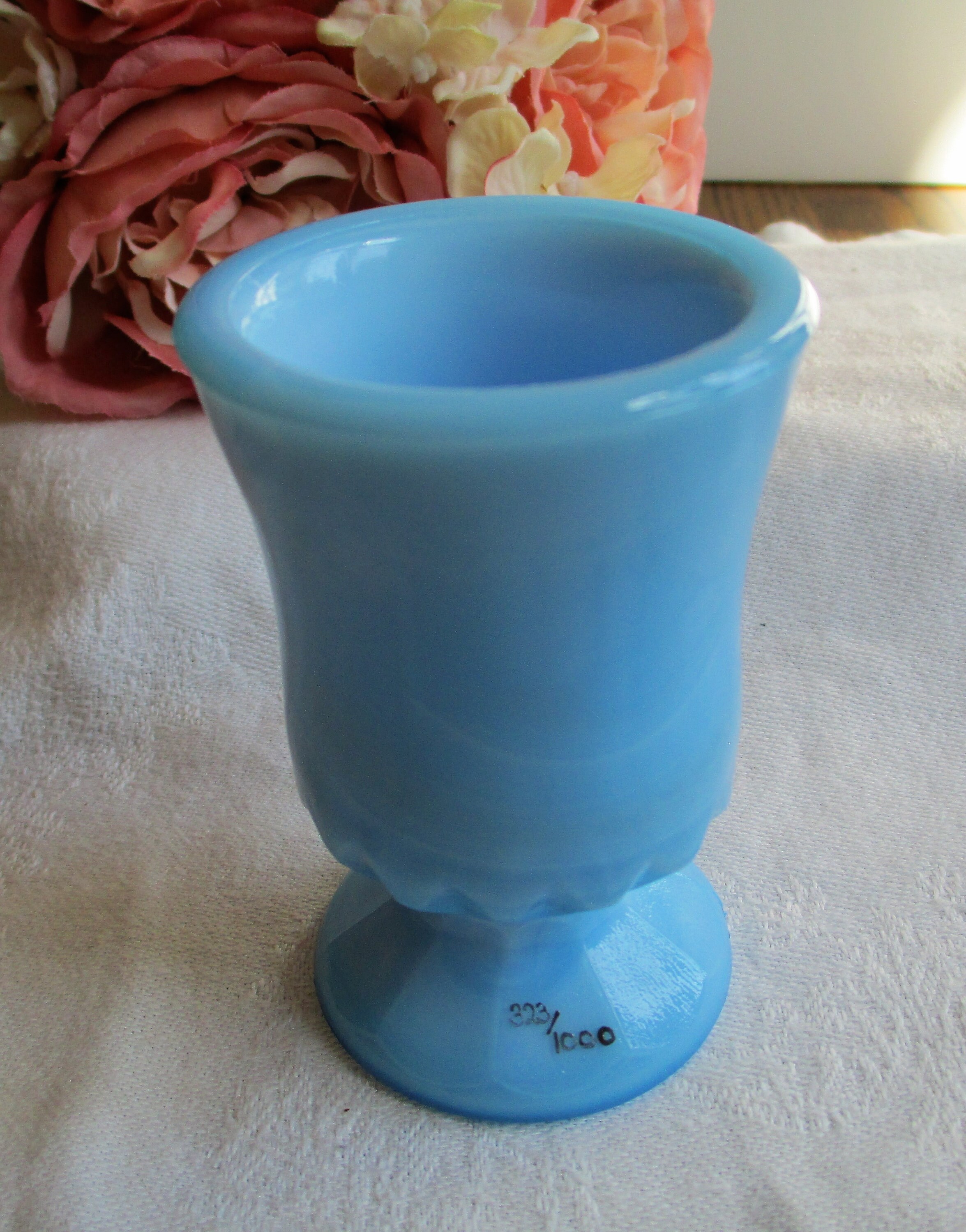 Vintage Hoppy Hopalong Cassidy Blue Slag Glass Boyd Art Glass | Etsy