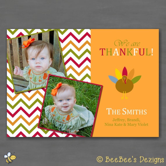 Thanksgiving Chevron Pattern