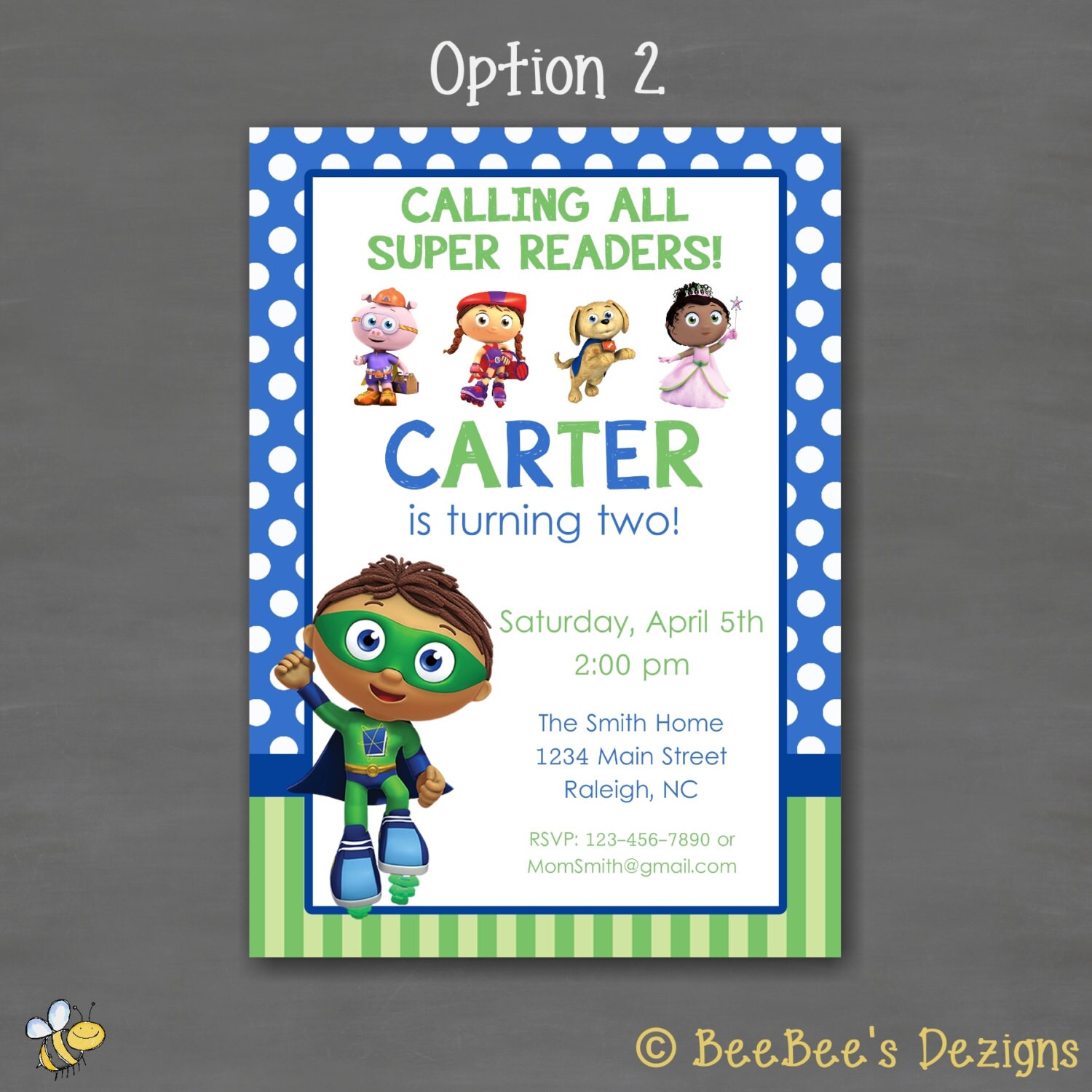 Super Why Birthday Party Invitation - Etsy Australia