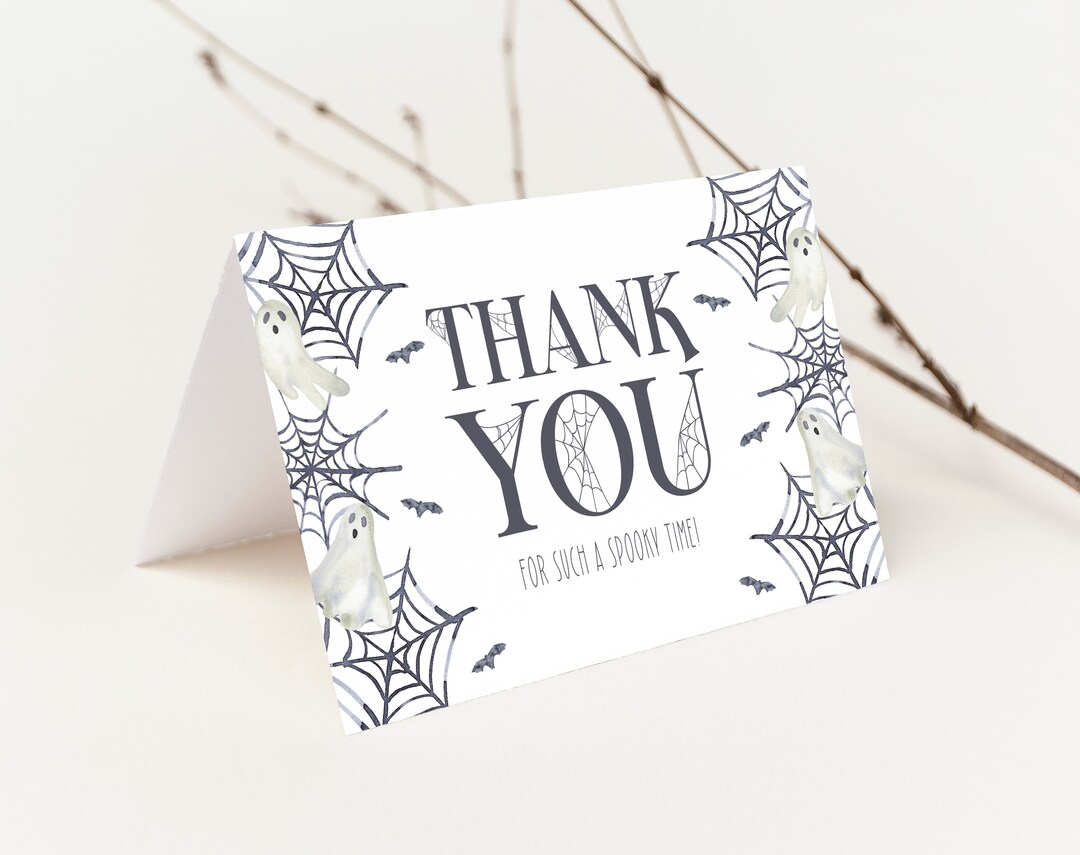 Halloween Birthday Thank You Cards at Jesse Gisborne blog