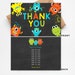 Monster Thank You Card, Little Monster, Monster 1st Birthday Party ...