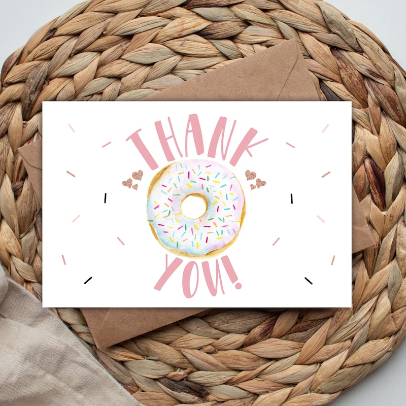 Donut Thank You - Etsy