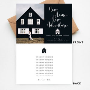 New Home Announcement, New House Card, New Home New Adventure, House ...