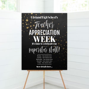 Super Teacher, Superstar Teacher Appreciation Week, Staff Appreciation ...