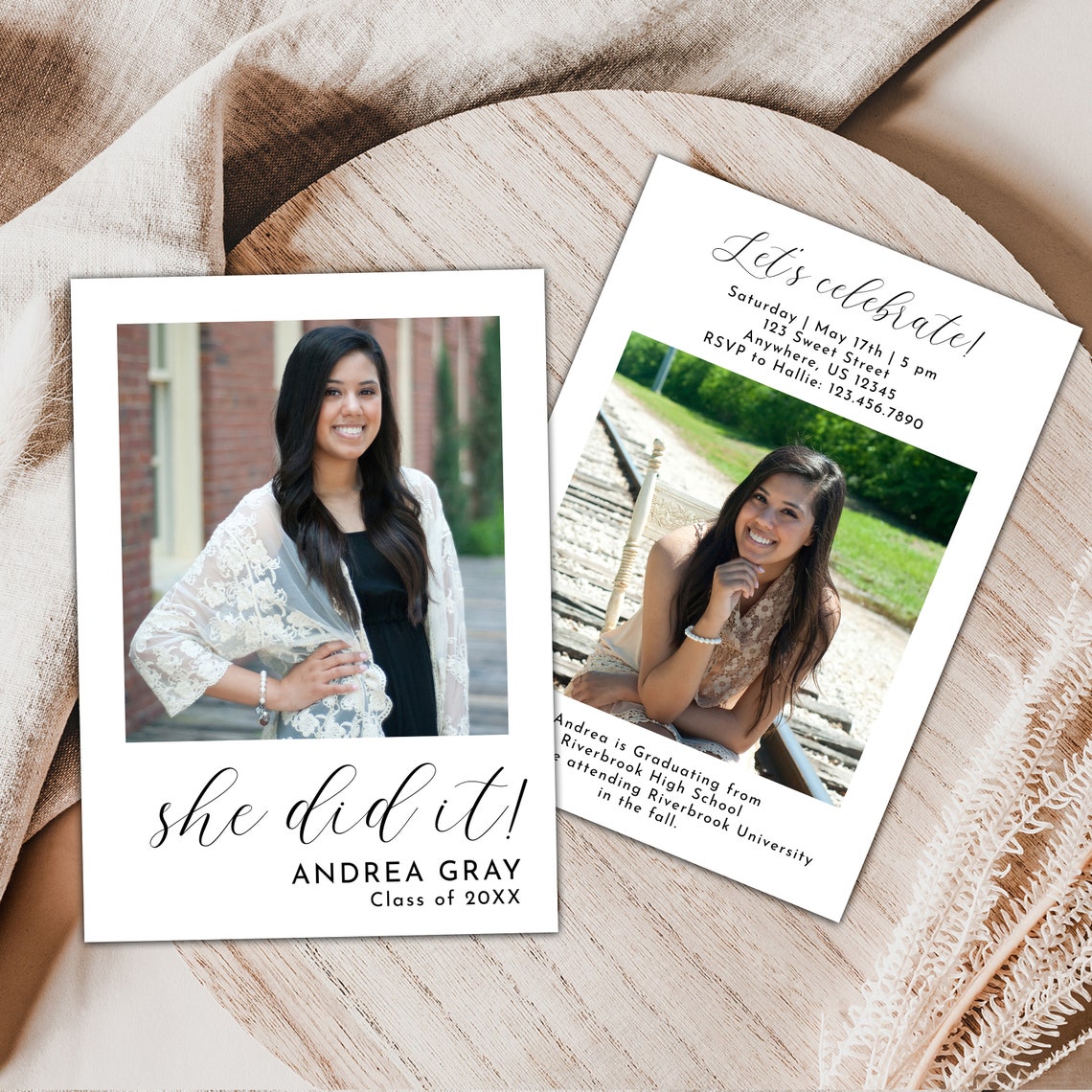 Graduation Invitation Photo Graduation Announcement - Etsy