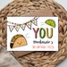 Taco Birthday Party, Taco Thank You Card, Taco Bout A, Taco Twosday ...