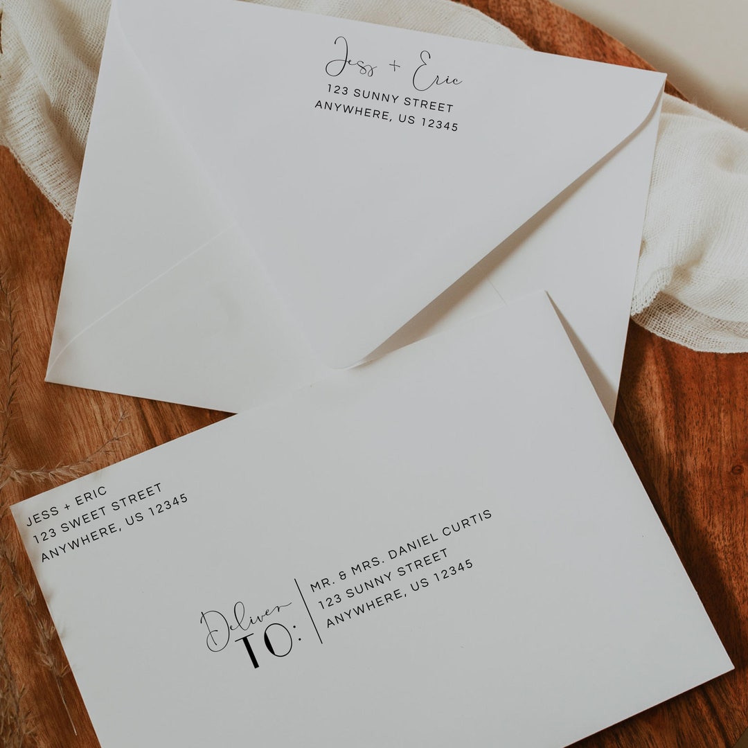 Custom Envelopes, Custom Wedding Envelopes, Envelope Template. Mailing ...