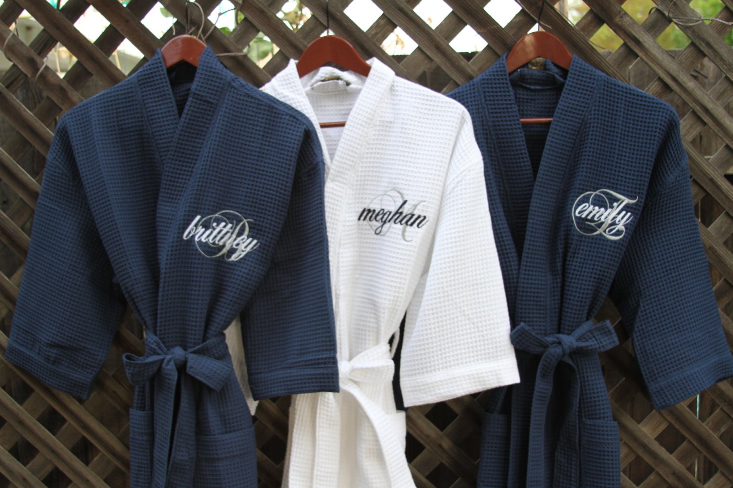 RUSH SHIP 3 SIZES Women's Bath Robes Bridal Wedding - Etsy