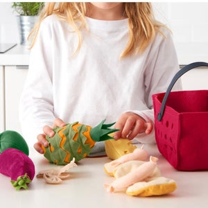 PERSONALIZED Chef's Hat, Play Kitchen Food, Children's Kitchen ...