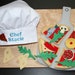 PERSONALIZED Chef's Hat Play Kitchen Food Children's - Etsy