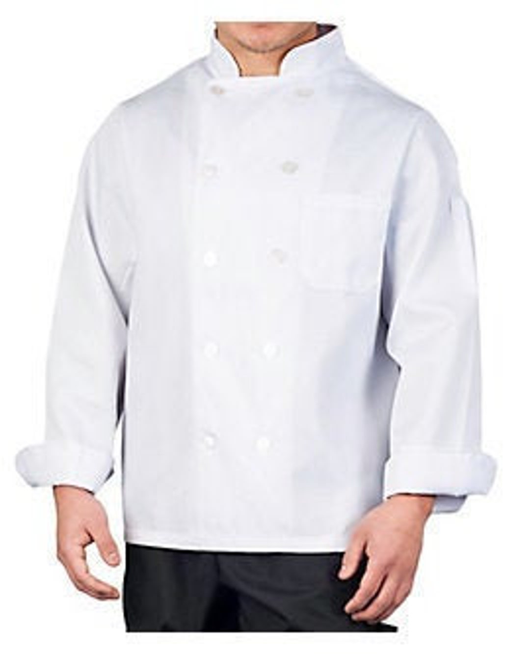 PERSONALIZED Chef Coats for Men and Women Black and White Chef Coats ...