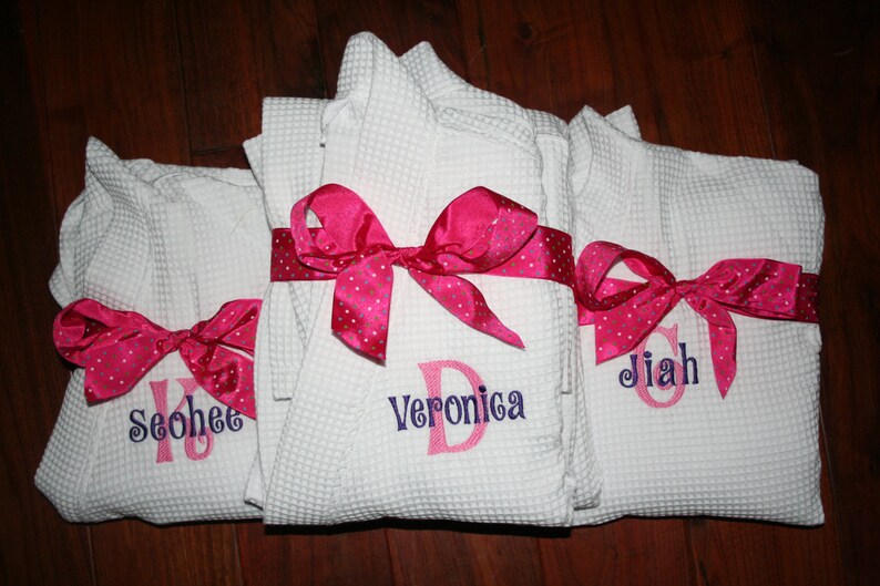 PERSONALIZED Bath Robes RUSH Ship BRIDAL Wedding Women's - Etsy