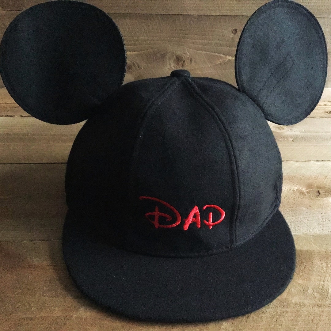 PERSONALIZED ADULT and KIDS Mouse Wool Hat With Mouse Ears Baseball Cap ...