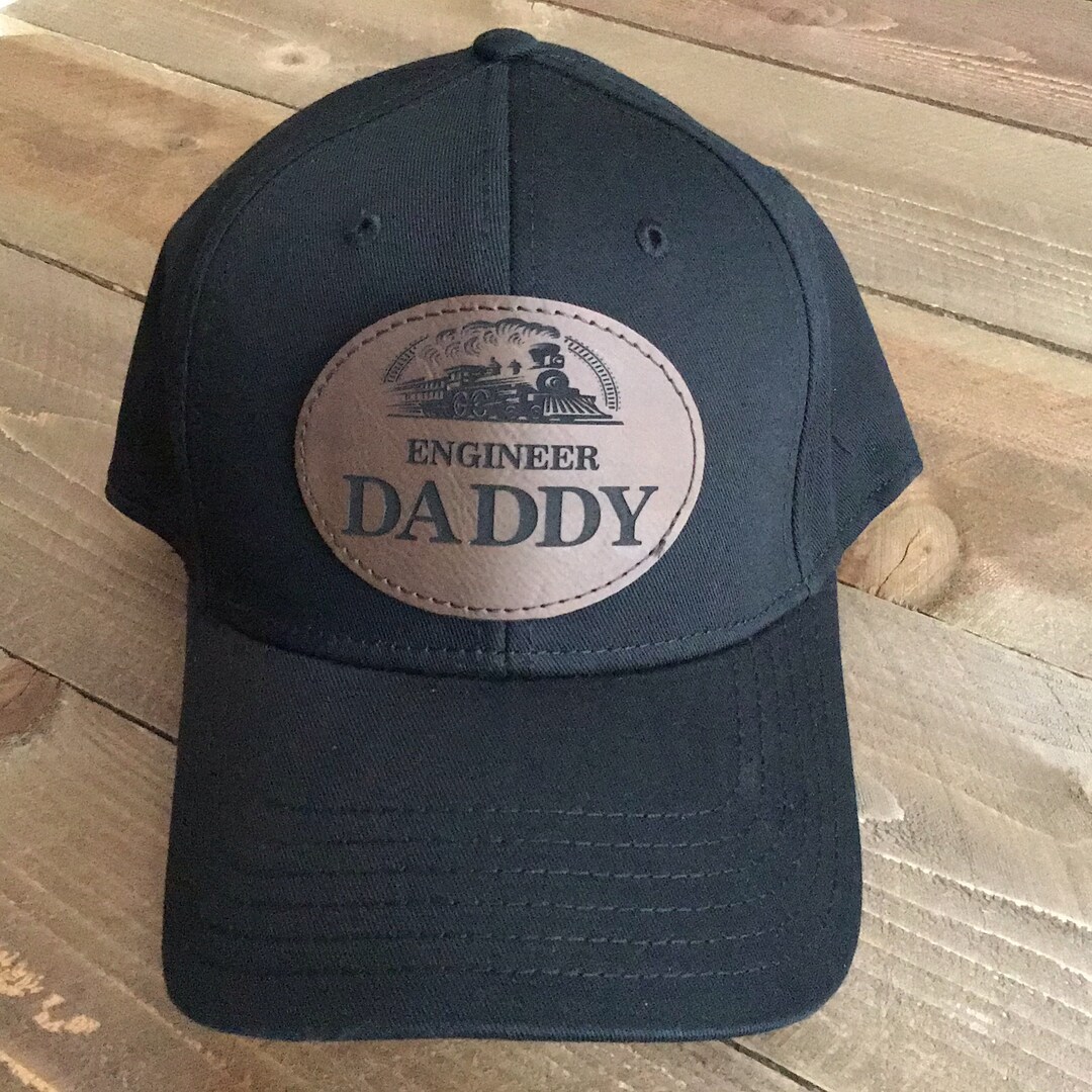 ADULT Train Hat PERSONALIZED, Baseball Style Train Engineer Hat, Train ...