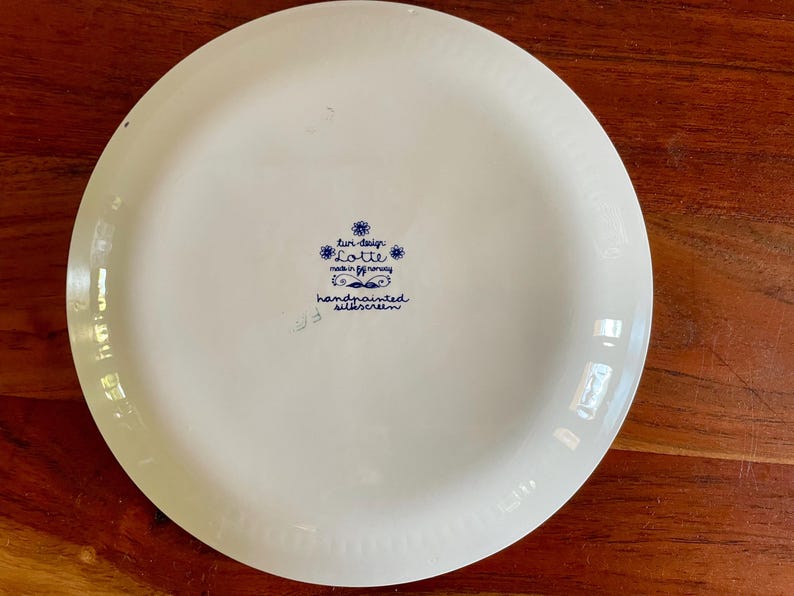 Vintage Mid Century FIGGJO LOTTE SERIES (norway) 8" Luncheon Plate ...