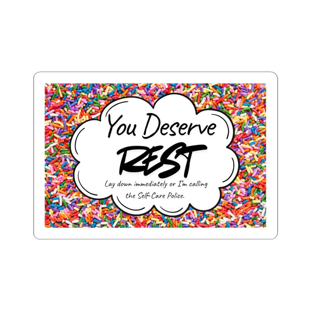 Therapy Sprinkles - Rest Sticker - Etsy