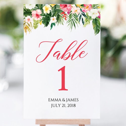 Printable Table Numbers Template Instant Download Templett - Etsy
