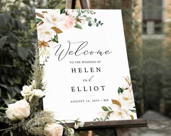 24 X 36 Welcome Wedding Sign - Etsy
