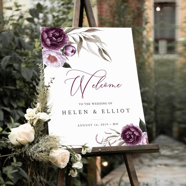 Purple Wedding Decor - Etsy