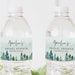 Mountains Editable Water Bottle Labels, Woodland Water Bottle Label DIY ...