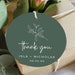 Sage Green Round Tag Printable Round Favor Label Modern Tag - Etsy