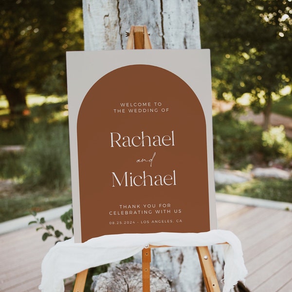 Arched Terracotta Sign - Etsy