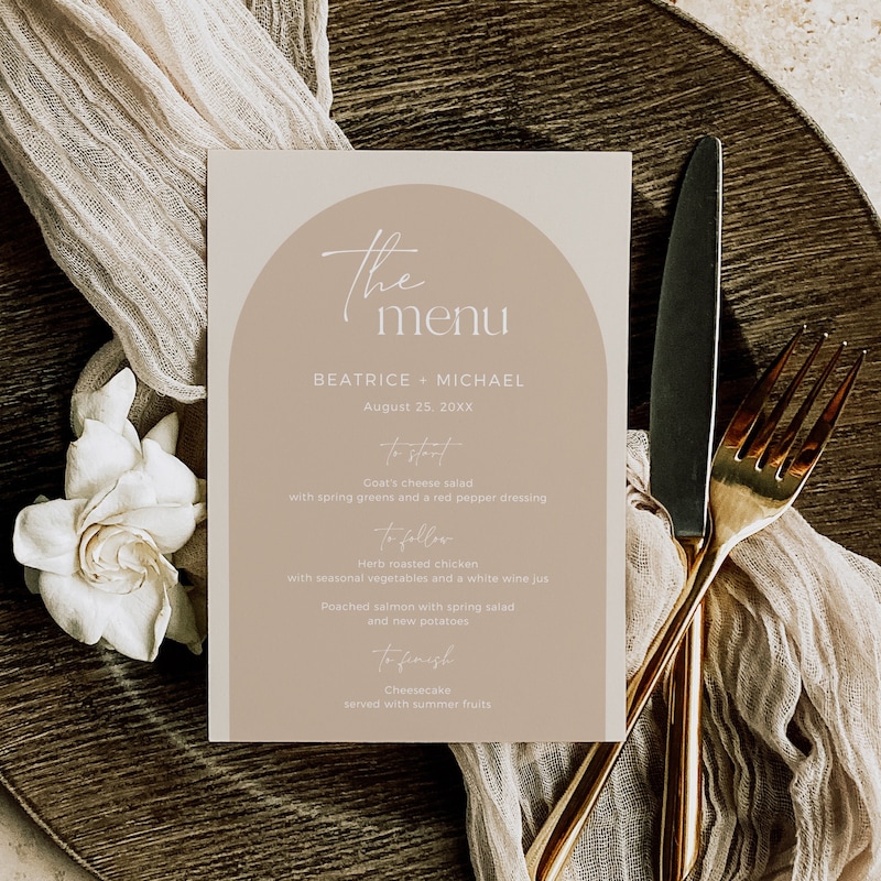 Menus - Etsy