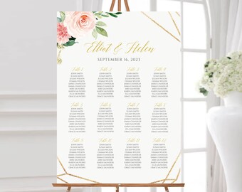 A1 Table Plan | Etsy