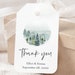 Mountains Editable Tags, Printable Woodland Favor Tags, Rustic Tag ...