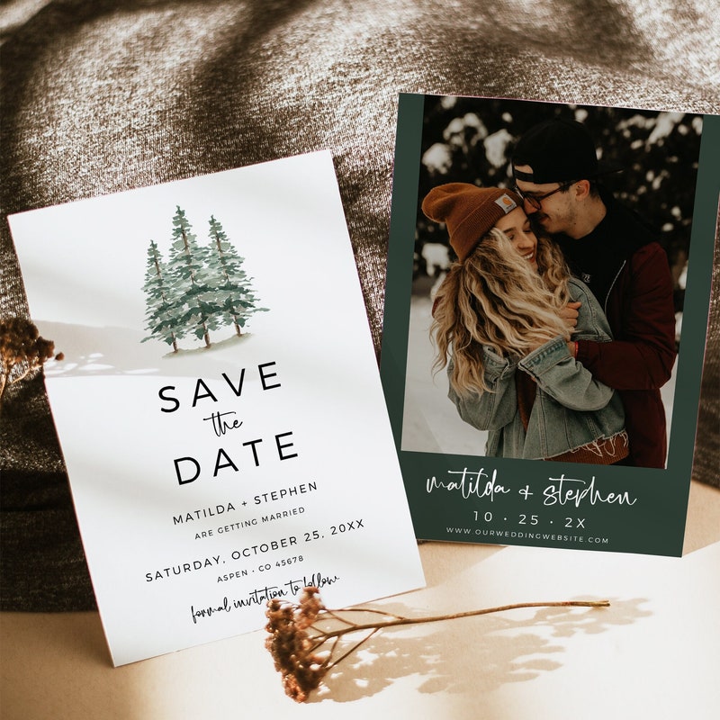 Rustic Save the Date - Etsy