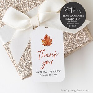 Maple Leaf Editable Table Numbers, Printable Fall Modern Wedding ...