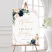 Editable Navy Blush Geometric Bridal Shower Bundle, Printable ...