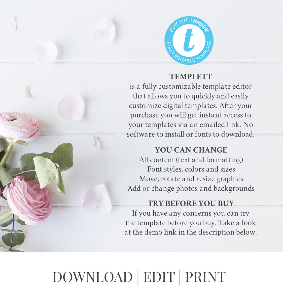 Blush Navy Gold Floral Editable Anniversary Party Invitation - Etsy