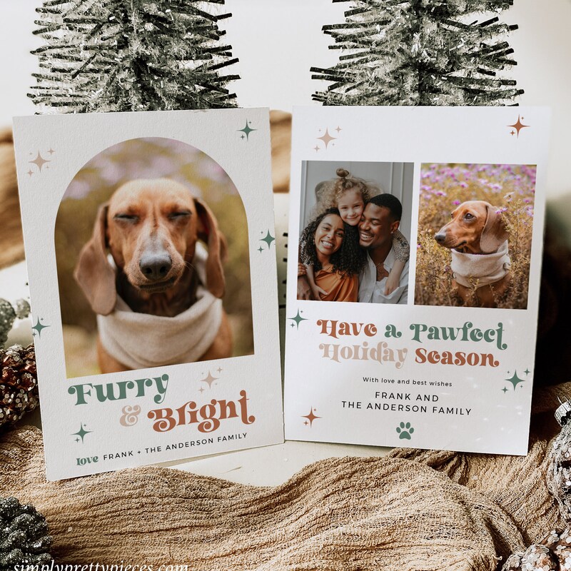 Dog Christmas Cards - Etsy