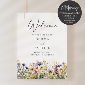 Bright Wildflower Wedding Invitation, Summer Wedding Invite With ...