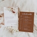 Boho Editable Welcome Bag Letter Itinerary, Modern Pampas Grass Wedding ...