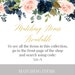 Blush Navy Gold Floral Editable Anniversary Party Invitation, Pink Blue ...