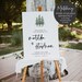 Rustic Pine Editable Seating Chart Modern Woodland Printable - Etsy