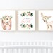 Woodland Animals Boho Printable Nursery Art Forest Animals - Etsy