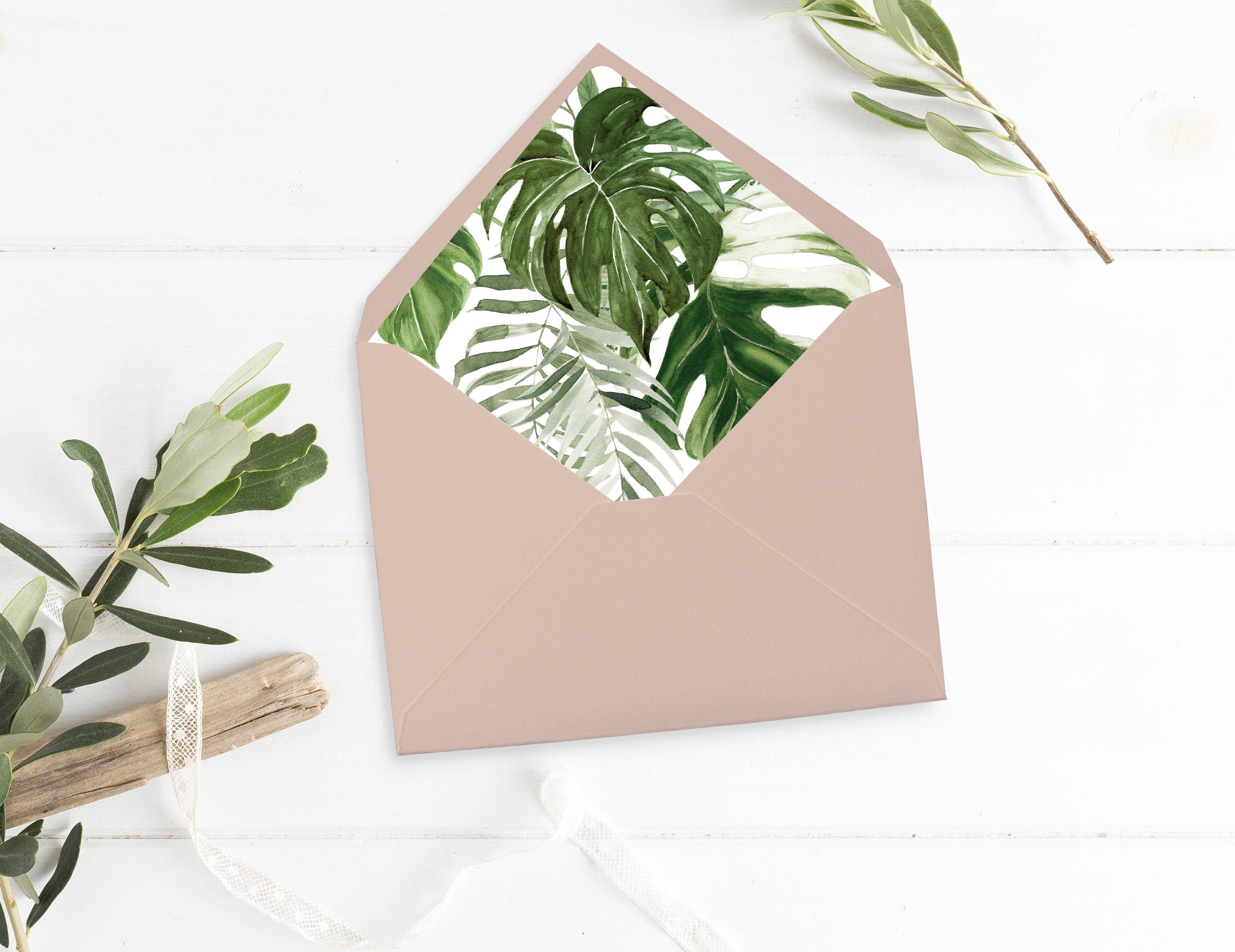 Envelope Liner Palm Tree - Etsy