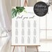 Monstera Editable Table Numbers, Printable Tropical Greenery Wedding ...