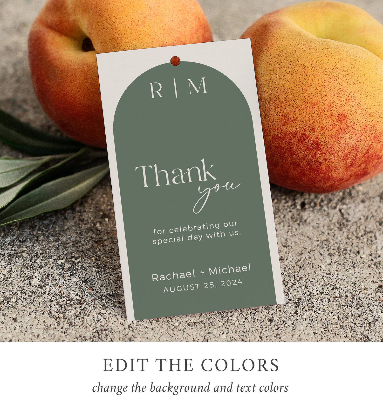 Arch Boho Editable Favor Tags Printable Terracotta Arched - Etsy