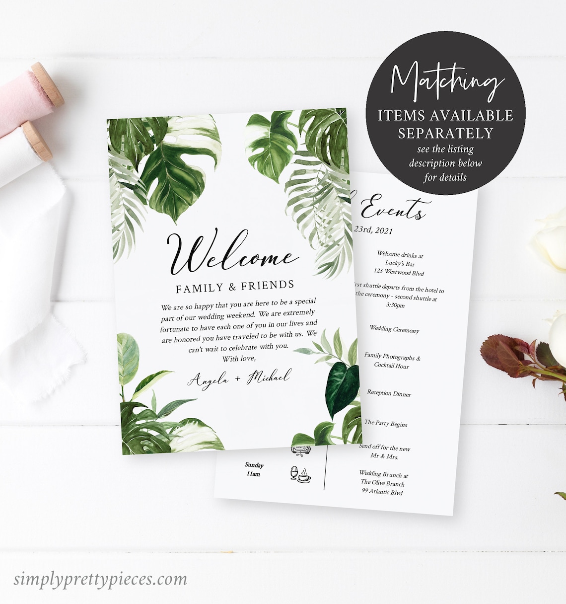 Monstera Editable Tic Tac Labels Printable Mint to Be Label - Etsy